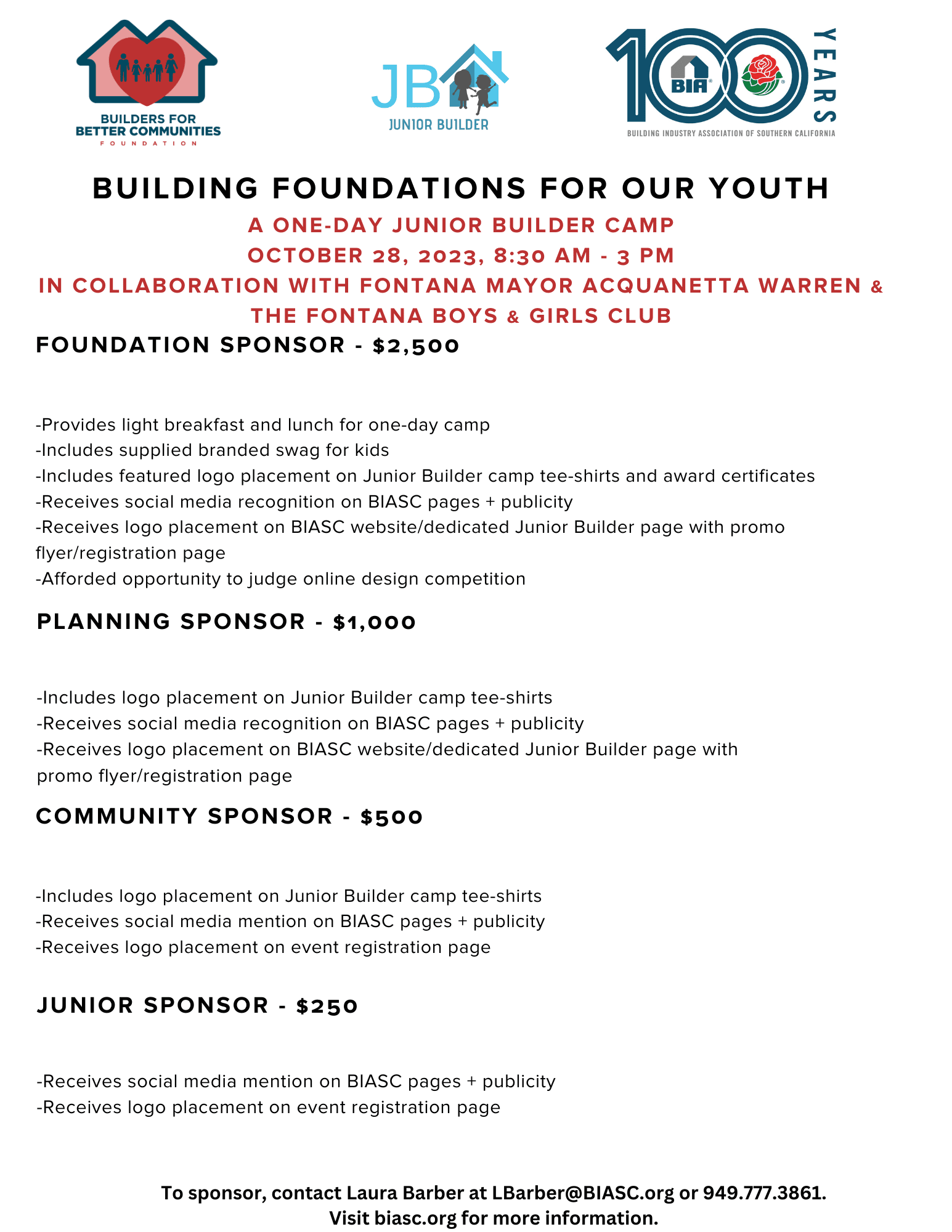 Junior Builder Program | Home Building Education | BIASC