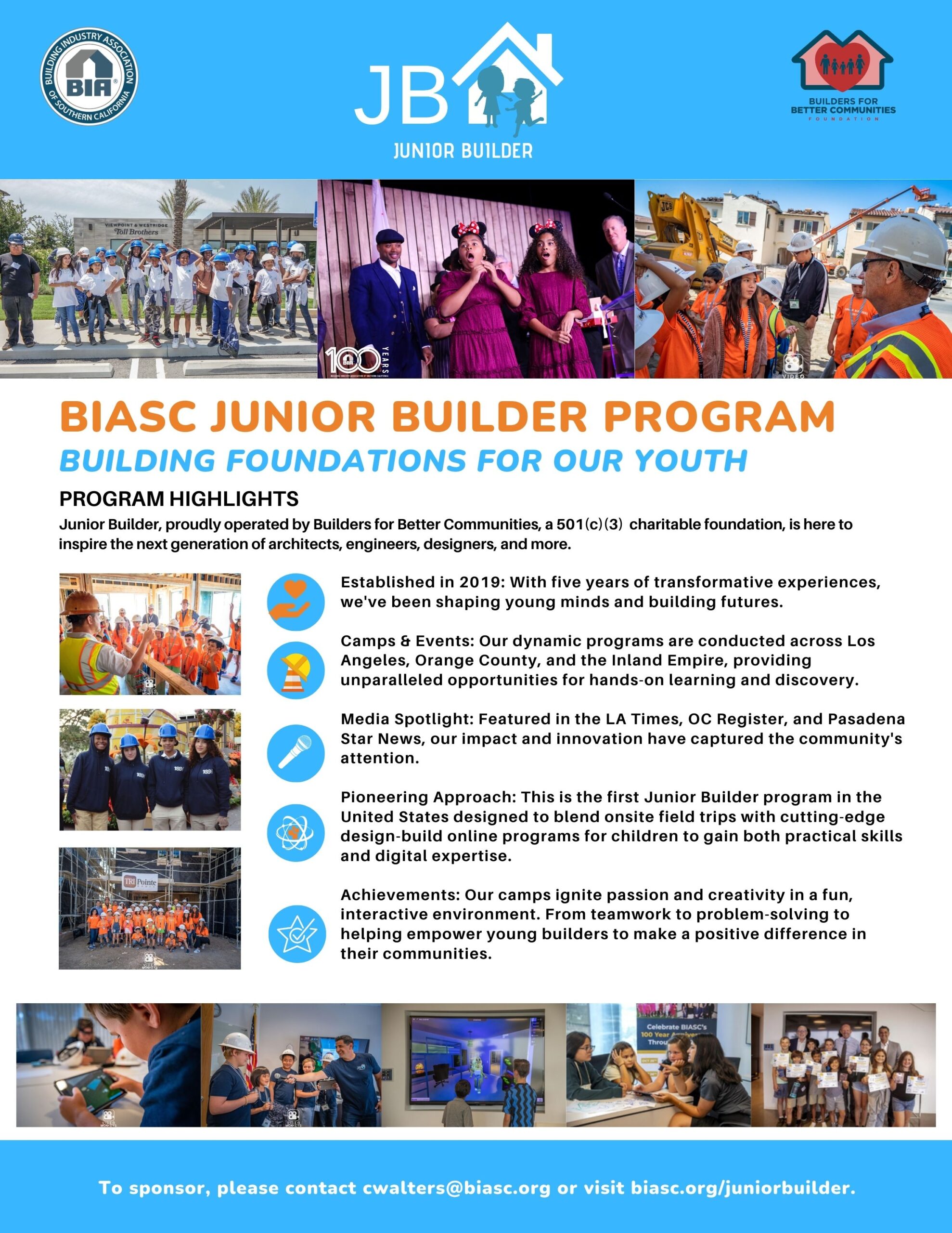 Junior Builder Program | Home Building Education | BIASC